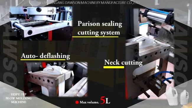 Extrusion Blow Molding Machine HDPE PP Bottle Making Machines 5L Car Motor Oil Lubricant Oil High Speed Plastic Blow Molding Machine