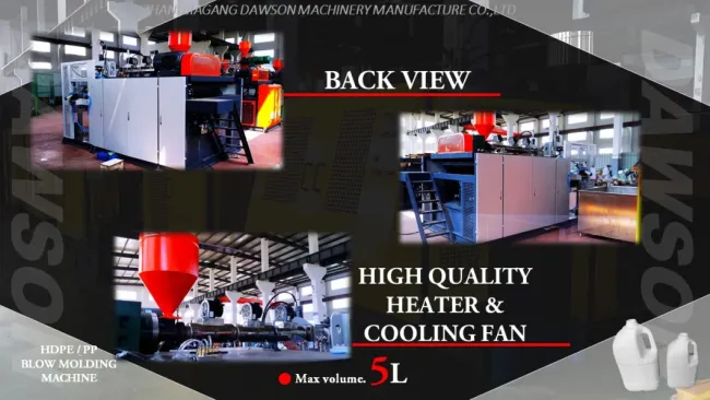 Extrusion Blow Molding Machine HDPE PP Bottle Making Machines 5L Car Motor Oil Lubricant Oil High Speed Plastic Blow Molding Machine