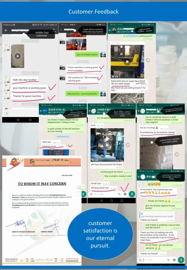 Milk Yogurt Shampoo Beverage HDPE PP Bottle Container Making Plastic Processing Automatic Extrusion Blow Molding Machine