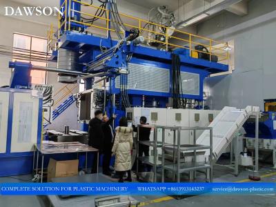 China Automatic Extrusion Blow Molding Machine Clamping Force 2200KN 1000L IBCs for sale