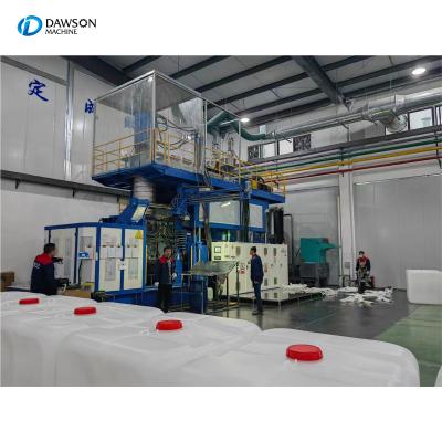 China Black IBC Bulk Container 2 Layers 1200L IBC Drum Blow Moulding Machine Plastic IBC Tank Manufacturing Machine for sale