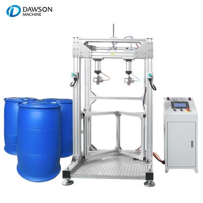 China Automatic Chemical Oil 200L Drum Leak Tester Double Heads HDPE Jerrycan Leak Detecting Testing Machine for sale