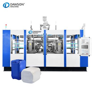 중국 완전 자동 20L 제리 캔 더블 스테이션 HDPE 병 제리 캔 펌프 만드는 탱크 컨테이너 캔 캔 외출 펌프 폼핑 기계 판매용