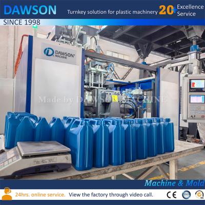 China 2L 3L Jerrycan Blow Molding Machine Bottle Making Extrusion Plastic Blowing Moulding Machine For 1-2 Operators for sale