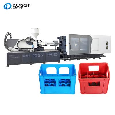 China Customized Beer Plastic Crate Making Machine Plastic Transport Basket Injection Molding Machine for sale