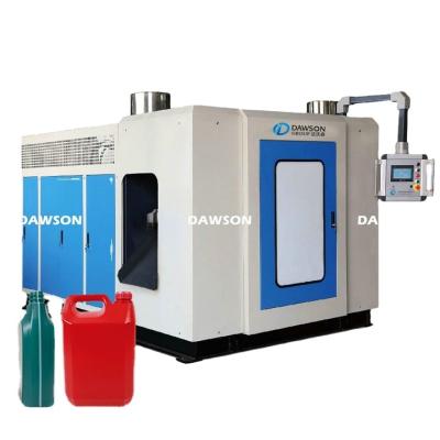 China Screw Heating Power 6kw Extrusion Blow Molding Machine for HDPE PP Jerry Can Milk Bottle Lubricant 5L Air Consumption 0.6 for sale