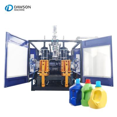 China Bottle Double Station Hdpe Extrusion Blow Molding Machine Screw L D Ratio 24 Designed for 1.5L Milk Bottle Manufacturing for sale