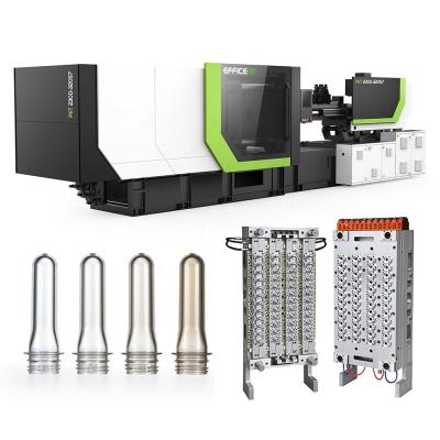 China 48 Cavity PET Preform Injection Molding Machine with Servo Motor and High Productivity at 0 to 200 rpm Screw Speed for sale