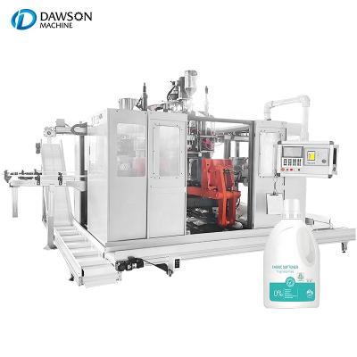 China Automatic Double Station Double Head Daily Chemical Laundry Detergent Cleaner Bottle Extrusion Blow Molding Machines for sale