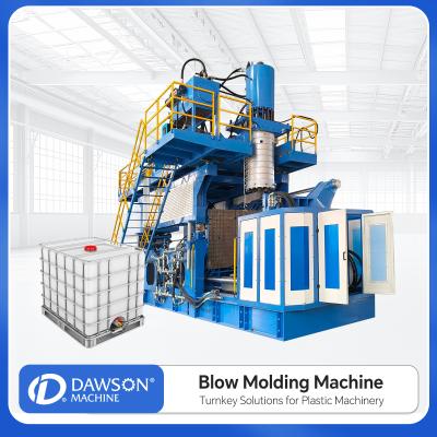 China Fully Automatic 1000L Blow Molding Machine with Accumulator Head Design 500 kg/h Output and 2200 kN Clamping Force for sale