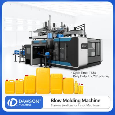 China Automatic HDPE Rotary Blow Molding Machine with 25L Max. Product Volume Temperature Control for sale