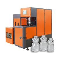 China Semi Automatic PET Bottle Blow Molding Machine 2L 4 Cavity 800 pcs/h for Water Oil Containers for sale