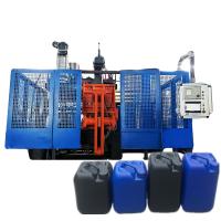 China Toggle Type Blowing Bottle Machine for 10L 25L Jerry Can 90mm Screw 270kN Clamping for sale