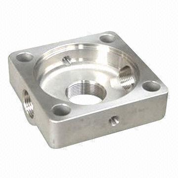 China Precision CNC Machined Manifold Base Plate AL6061 Aluminum With Hard Anodizing Finish for sale
