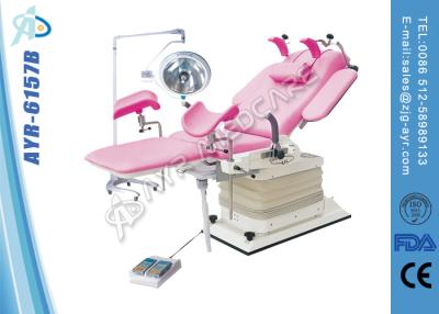 China Fully Electric Height Adjustable Obstetric Delivery Bed With Assist Platform for sale