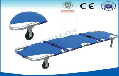 China Portable Folding Ambulance Foldaway Stretcher Trolley For Home for sale