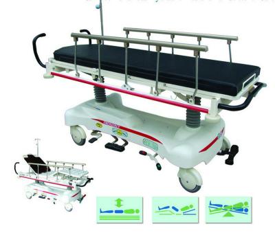 China Multi-Purpose Emergency Trolley , Patient Trolley For Ward / ICU for sale