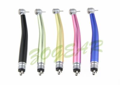 China Push Style Colorful  Dental Handpiece 4 Holes Contra Angle Handpiece for sale