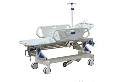 China Luxury Adjustable ABS Plastic Patient Transport Trolley For Hospital for sale