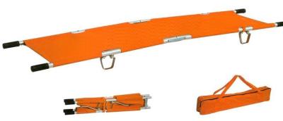 China Aluminum Alloy Two Folding Stretcher with brace for sale