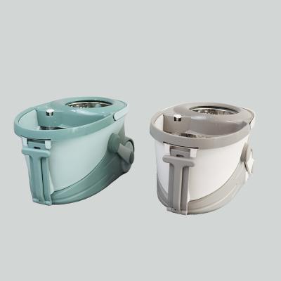 China Clean Twist Disc Mop and Bucket Floor Cleaning With Moisture Controlled Spin for sale