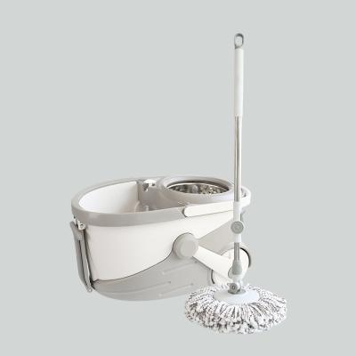 China Generic 360 Microfiber Spin Mop & Bucket Set For Floor Cleaning Includes Mop Head for sale