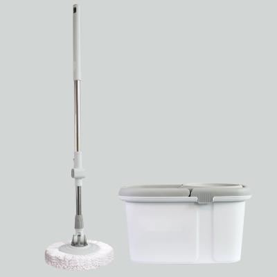China 360° Rotation D5 8006 Microfiber Spin Mop & Bucket Set For Floor Cleaning for sale