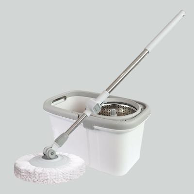 China D5 8006 Generic Microfiber Mop And Bucket Set For Floor Cleaning Round Microfiber Mop for sale