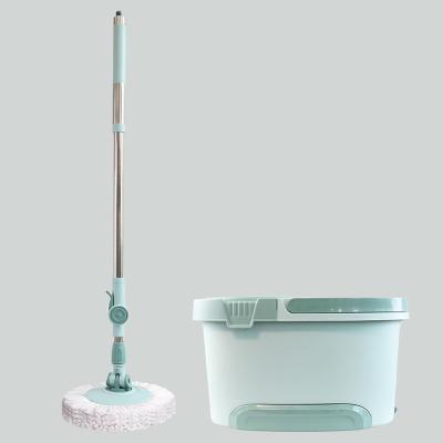 China Hand Wash Free Circular Cleaning Mop Set For Household Use 360 Degree Rotating Dry And Wet Dual Use for sale