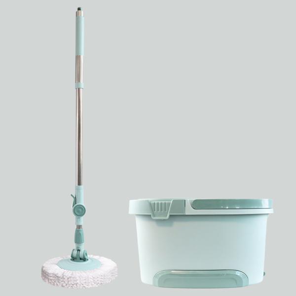 Quality Hand Wash Free Circular Cleaning Mop Set For Household Use 360 Degree Rotating Dry And Wet Dual Use for sale