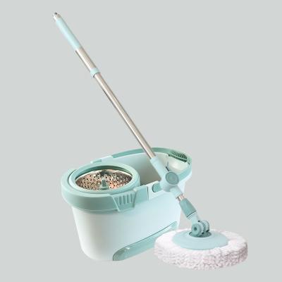 China Hand Wash Free Circular Cleaning Mop Set For Household Use 360 Degree Rotating Dry And Wet Dual Use for sale