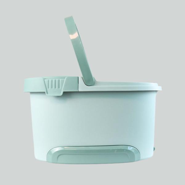 Quality 360 Spin Floor Cleaning Mop  Round Head Swivel Handle DJY 8010 Mop Bucket Set for sale