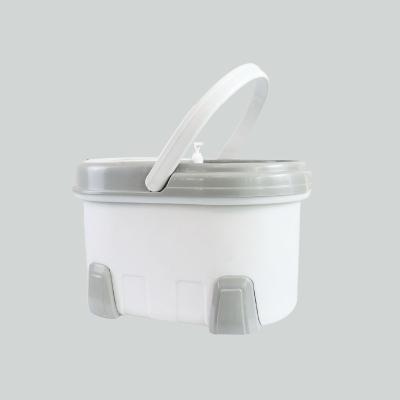 China 360 Microfiber Spinning Mop Adjustable Rotating Non Stick Magic Cotton Thread Bucket Set For Kitchen Floor Cleaning for sale