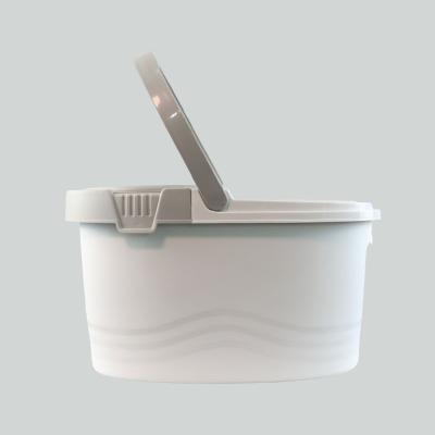 China Microfibre Rotating Mop And Bucket For Home 360 Spin Mop Bucket Set XGDD 8012 for sale