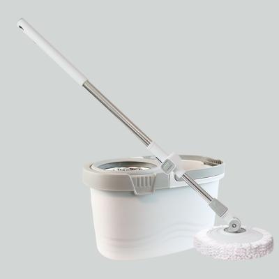 China Microfibre Rotating Mop And Bucket For Home 360 Spin Mop Bucket Set XGDD 8012 for sale