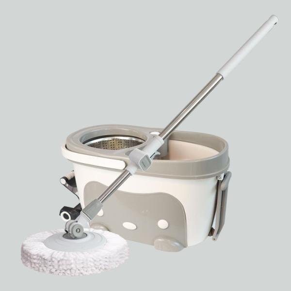 Quality Easy Cleaning Hand Press Swivel Mop And Bucket Microfiber Magic Mop With Bucket for sale
