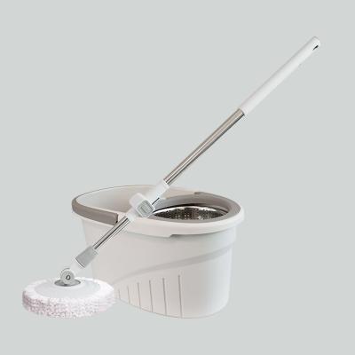 China Easy Cleaning Microfiber Spin Mop With Bucket 360 Rotating Clean Floor Magic Twist Mop And Bucket for sale