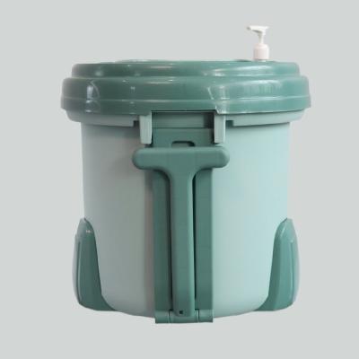 China ISO9001 Magic Single Bucket And Flat Self Wringing Mop Bucket 360 With Spin Bucket for sale