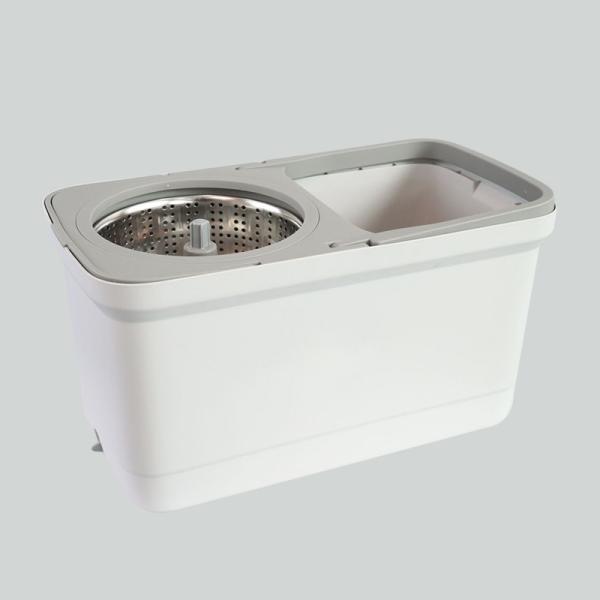 Quality Magic Microfiber Floor Cleaning Telescopic Spin And Mop Bucket 360 Degree for sale
