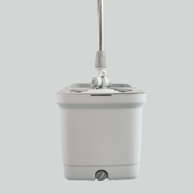 China Magic Microfiber Floor Cleaning Telescopic Spin And Mop Bucket 360 Degree for sale