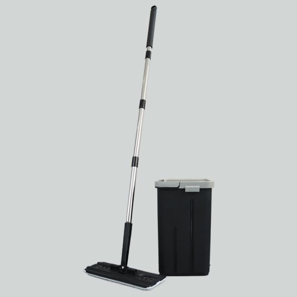 Quality Household Cleaning Flat Squeeze Mop And Bucket Set Hands Free Wet and Dry Microfiber Mop Bucket for sale