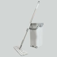 Quality 360 Degree 2 Sided Floor Cleaning flat squeeze mop bucket Magic Mop 2.5kg for sale
