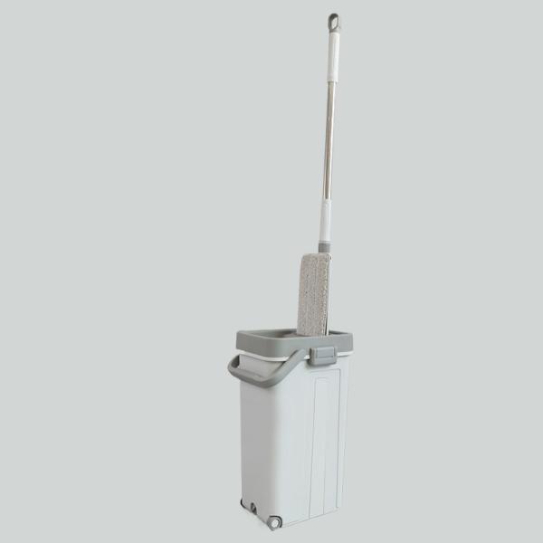 Quality Super Flat Squeeze Mop And Bucket 360 Degree 2 Sided Floor Cleaning Magic Mop With Squeeze Bucket for sale