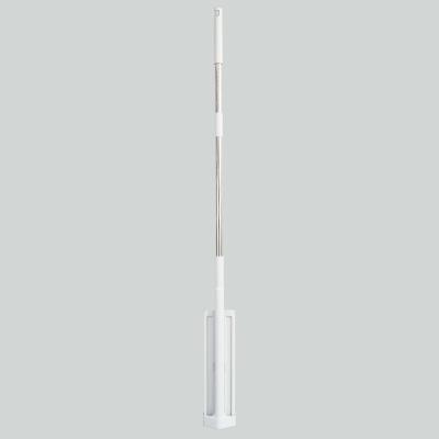 China 360° Hands Free Microfiber Self Wringing Flat Mop 1 Scraper  Tile Floor Cleaning for sale