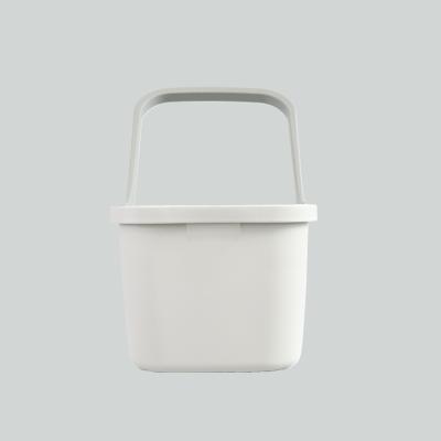 China Eco Friendly 8L Multi Function Plastic Mop Bucket New & Friendly Household Cleaning Tool and Stylish for sale