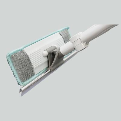 China Heavy Duty Household Broom Window Squeegee Scrubber With Adjustable Telescopic Pole Modern Style PP Mop For Floor Wipe for sale