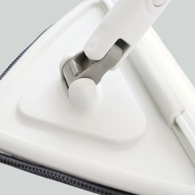 China Rectangle Head  Dry Wet Rotating Triangle Mop 1.60M For Window Cleaner for sale
