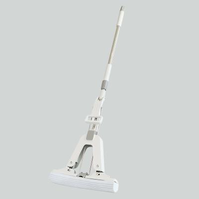 China Automatic Microfiber 33CM  PVA Mop Glass Cleaning Feature Connect Faucet Extensible Handle for sale
