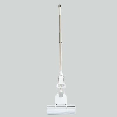 China Squeeze Self Cleaning Foldable PVA Sponge Mop Household Hand Washing Free for sale