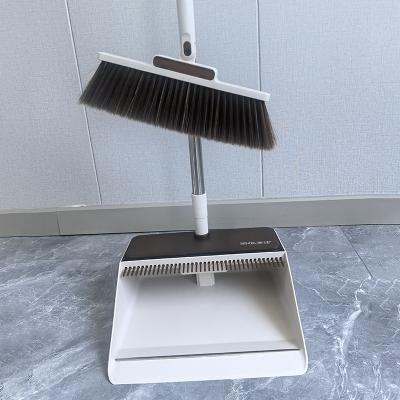 China Floor Squeegee Broom Dustpan For Home Upright And Lightweight For Kitchen Room Office Lobby Floor Clean for sale